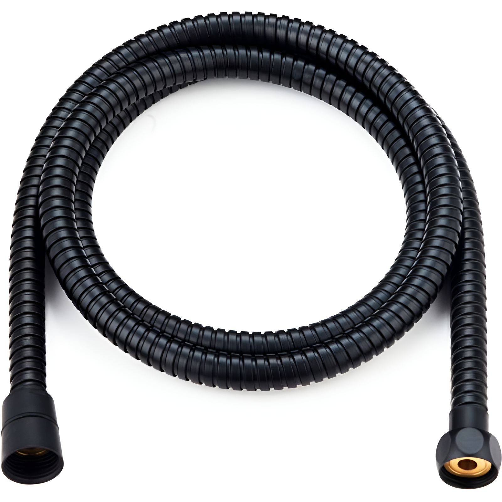 Душевой шланг ESKO BMSH175, металлический 1,75 м, черный, латунные штуцеры