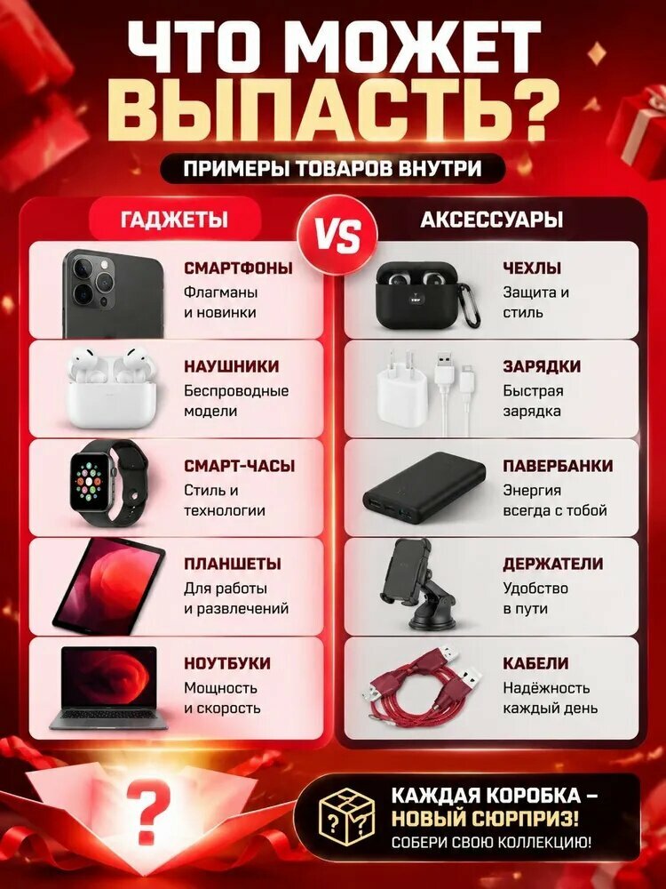 Сюрприз-бокс белый Сюрприз-бокс