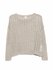 Свитер 120% LINO Sequin-embellished open-knit sweater, размер 44, , grey