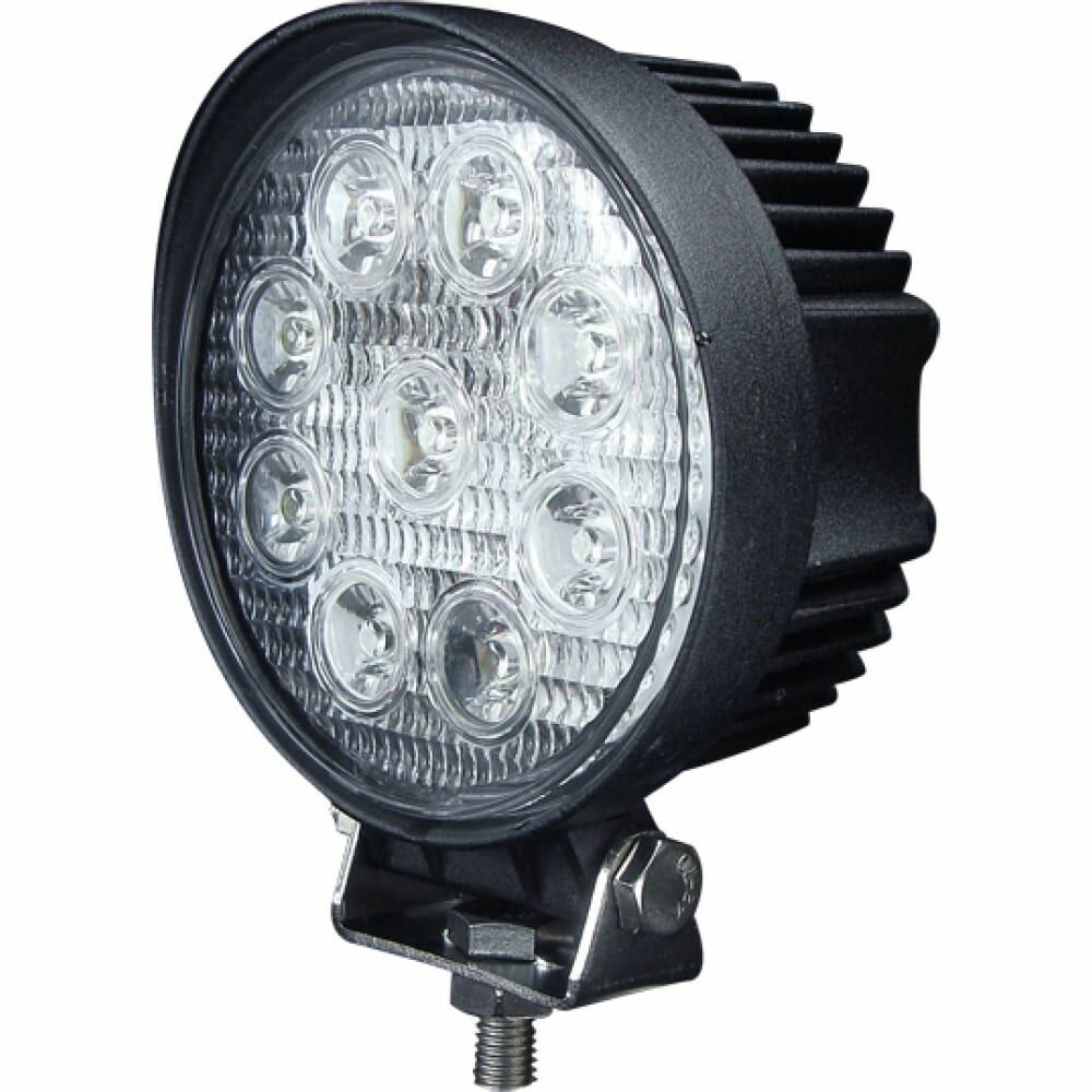 Светодиодная фара Вымпел WL-827S, дальний свет, мет. корп.9 диодов 5181