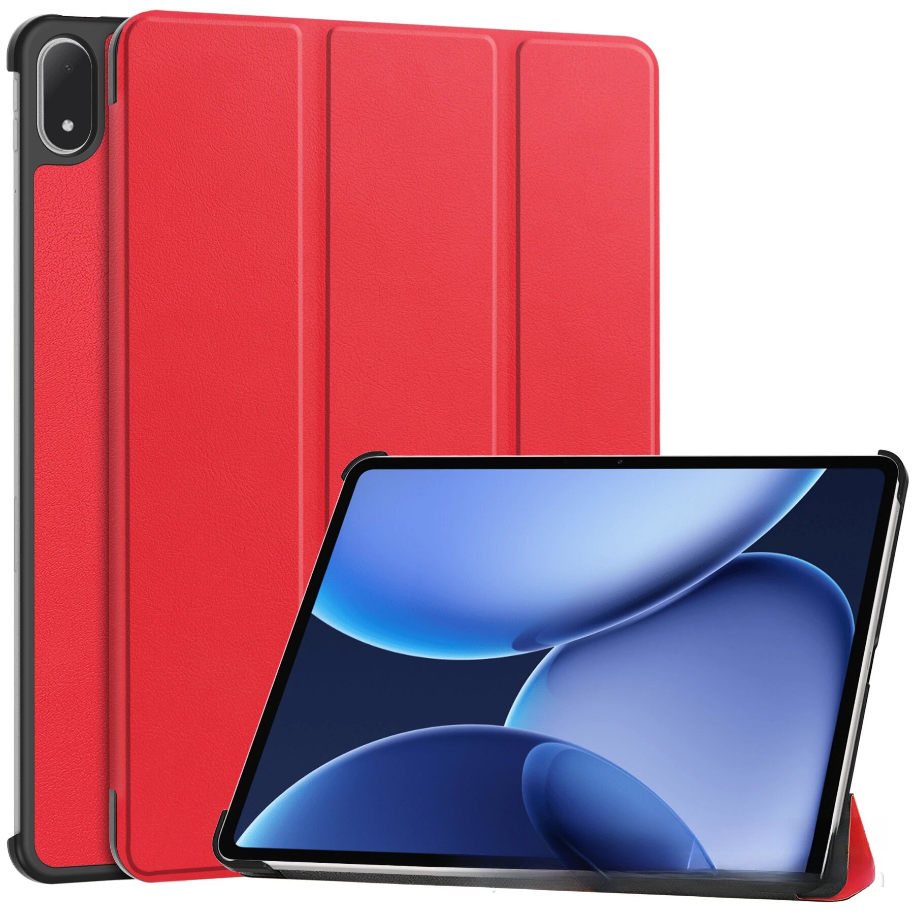 Складной чехол-книжка AEVYVKV для OnePlus Pad 3 13.2", OPPO Pad 4 Pro Красный, Pad 4 - pro 13.2, Red
