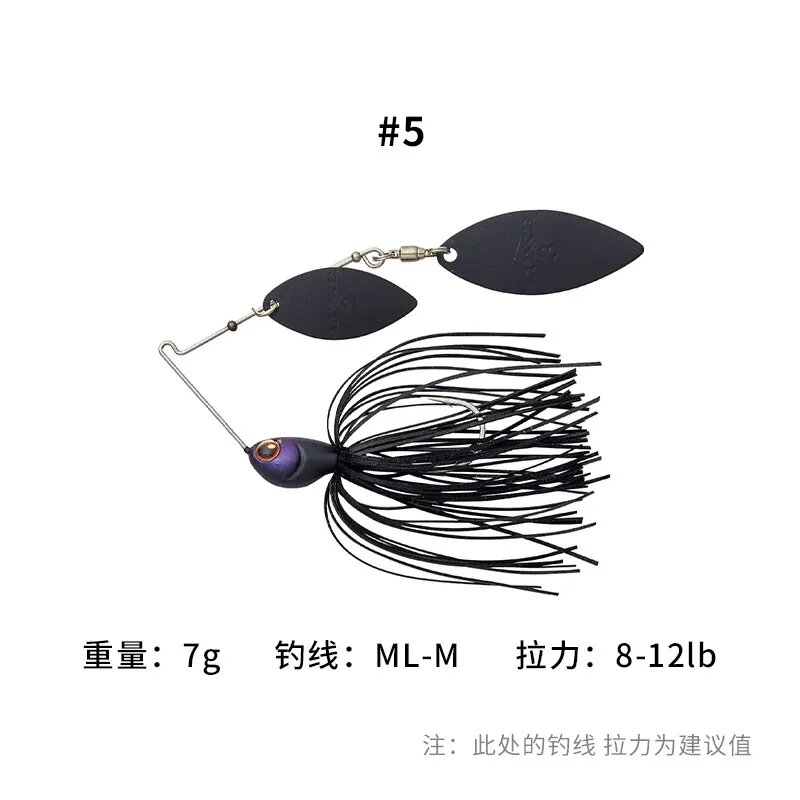 Gamakatsu Luxxe Avenge Spinner Jig приманка для морского окуня и лосося No.5-7g