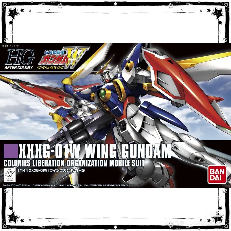 Модель Bandai Gundam Wing Gundam HG 1/144