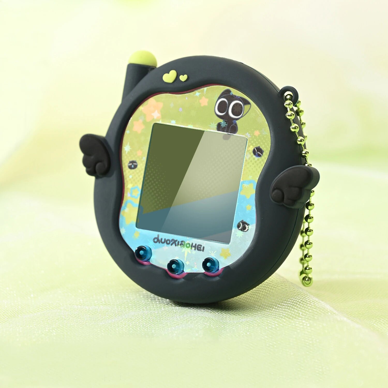 Черный силиконовый чехол Angel для Tamagotchi Uni