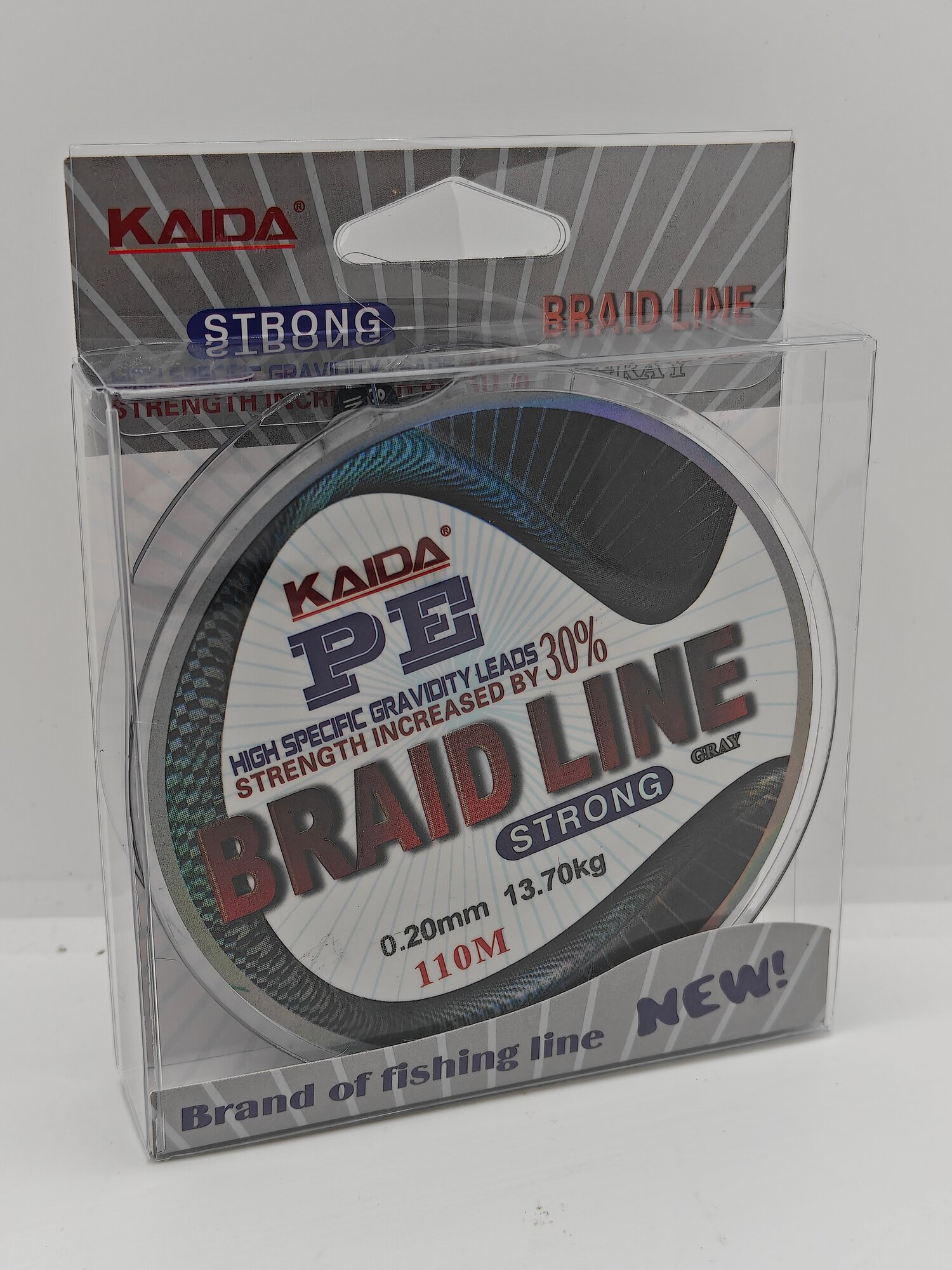 Плетеный шнур BRAID LINE Каида strong 110m 0,20 мм 13.7кг