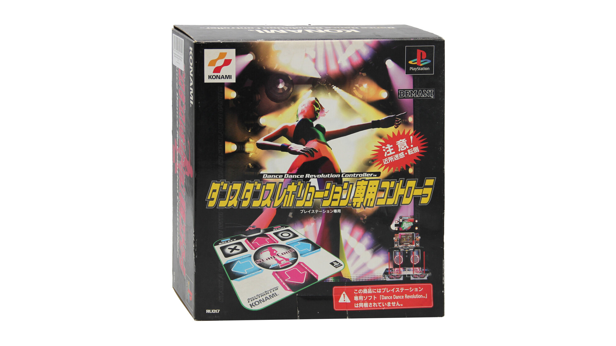 Танцевальный коврик Konami Dance Dance Revolution для PS1/PS2 в коробке