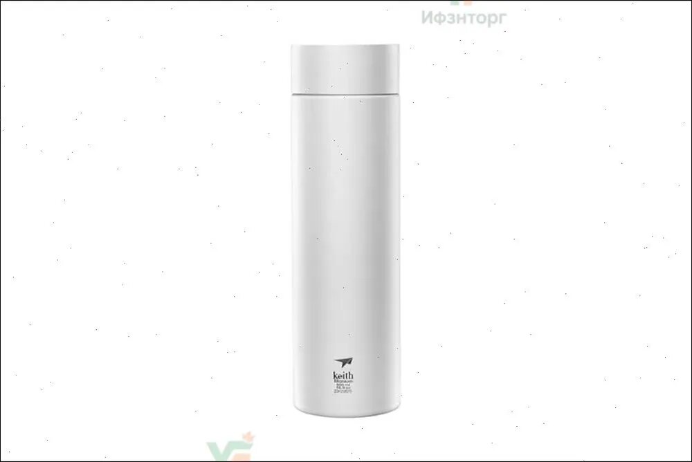 Термос Keith Arctic Radiance с вакуумной изоляцией, титановый, 500 мл, серебристый
