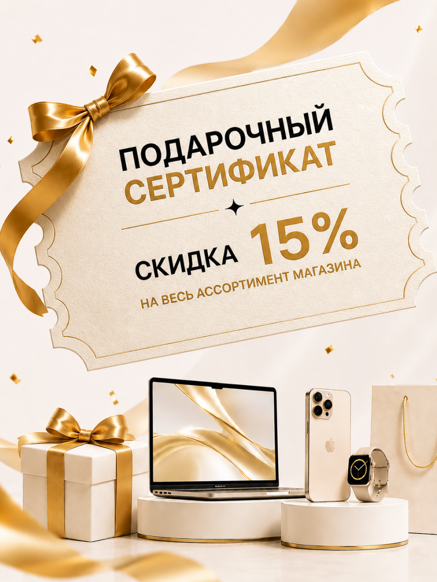 Подарочный сертификат Royal Store, на электронику, быстрая доставка