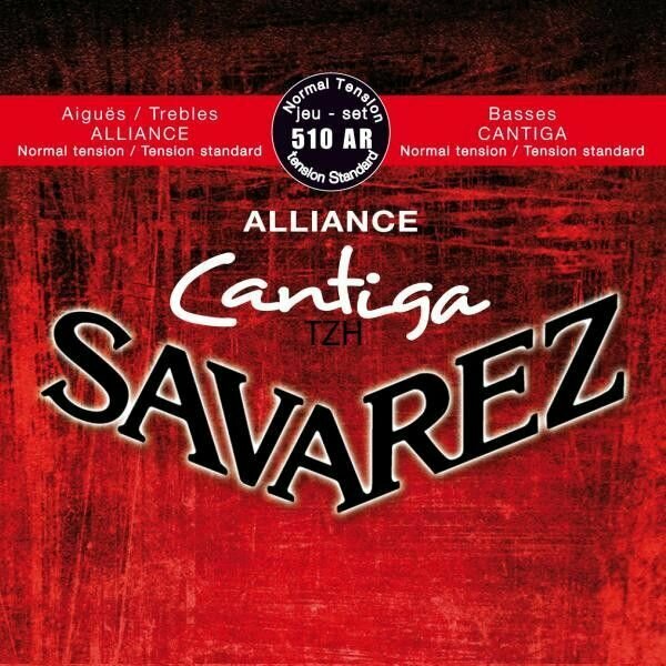 Струны для классической гитары Savarez 510AR Alliance Cantiga Red standard tension