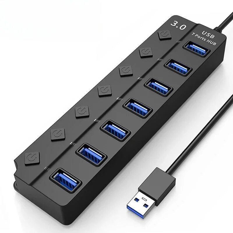 7-портовый USB 3.0 концентратор