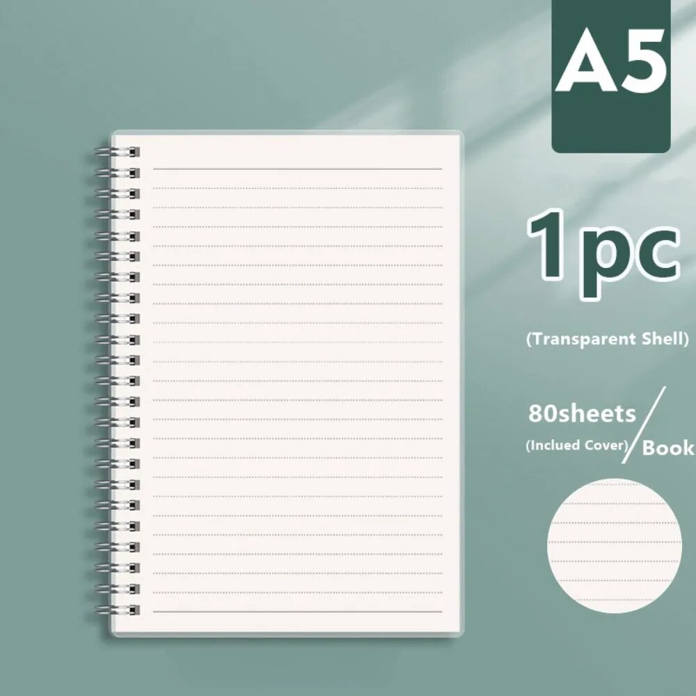 Спиральный блокнот A4/A5/A6/B5 Coil Notebook A5 Horizontal Line
