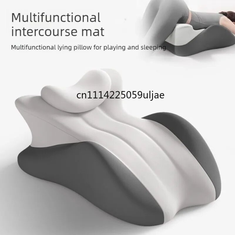 Клиновидная подушка из memory foam black-gray-464