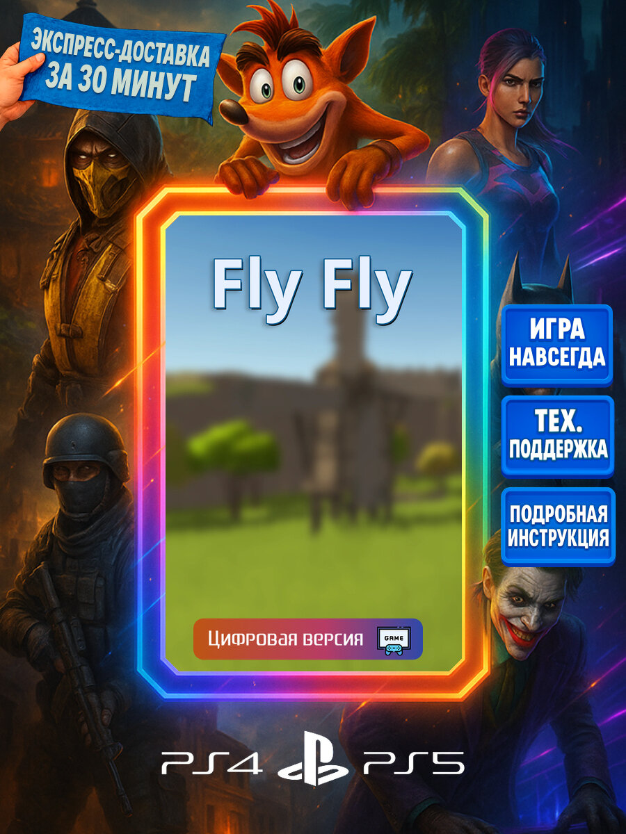 Fly Fly PS4/PS5 | Моментальная доставка | Английский язык | Имитация