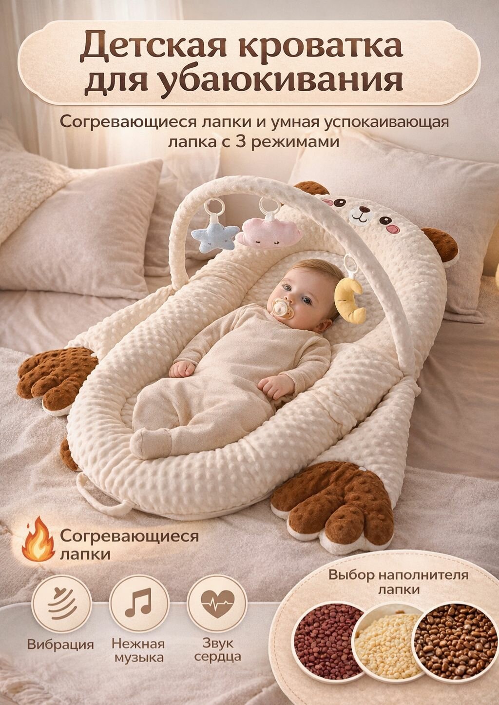Кокон для новорожденных