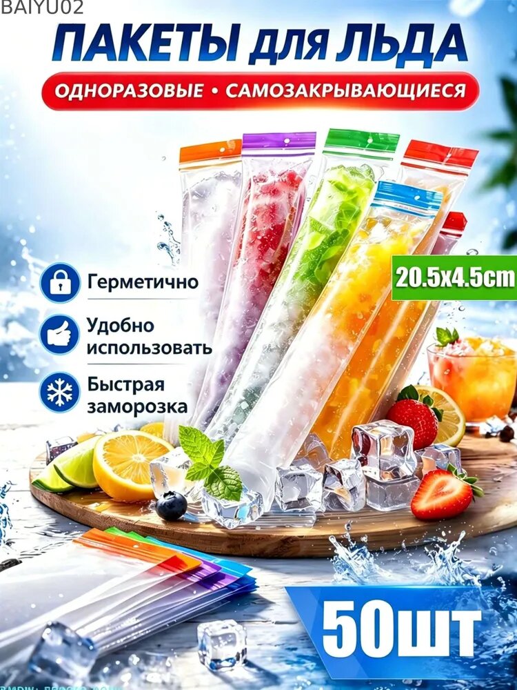 Форма для льда, 50 шт
