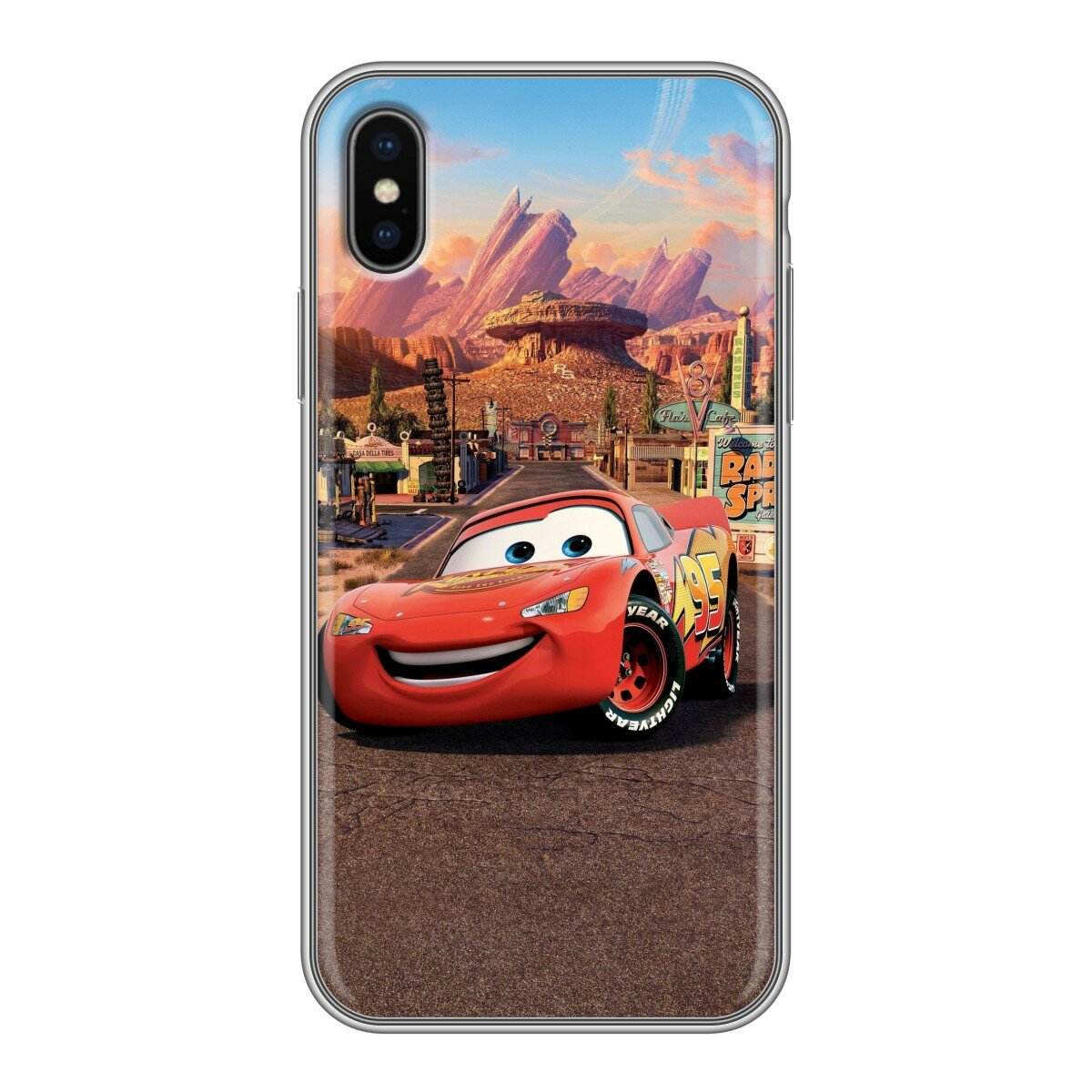 Чехол для Iphone x10 с принтом для мальчиков с Молнией Маккуин (Айфон Х)