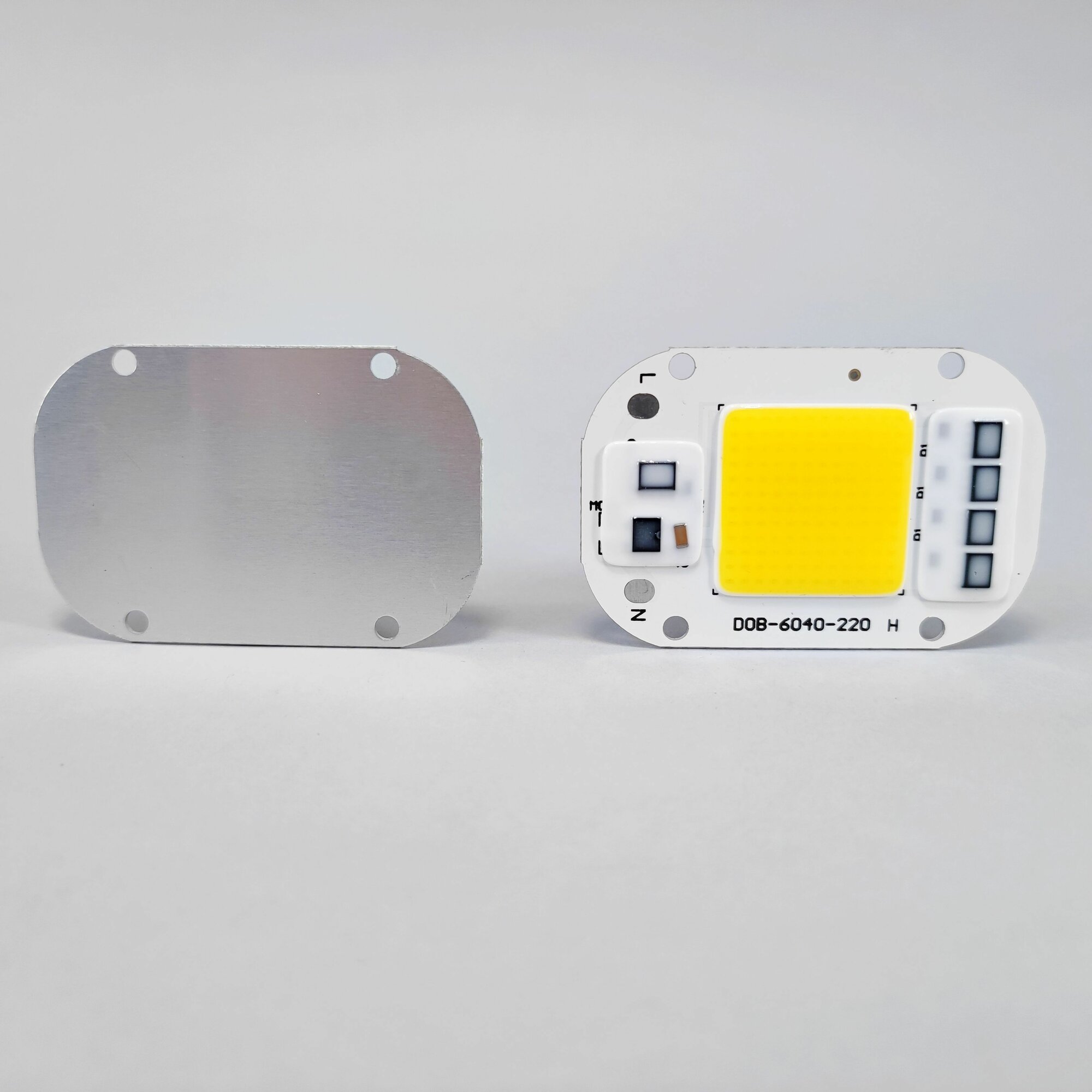 Светодиодная матрица COB, LED 220 В, 50 Вт, 3000K теплый свет, модуль