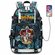 Рюкзак Harry Potter, школьный, дышащий, с USB-портом, мальчики, синий/зеленый, 4...