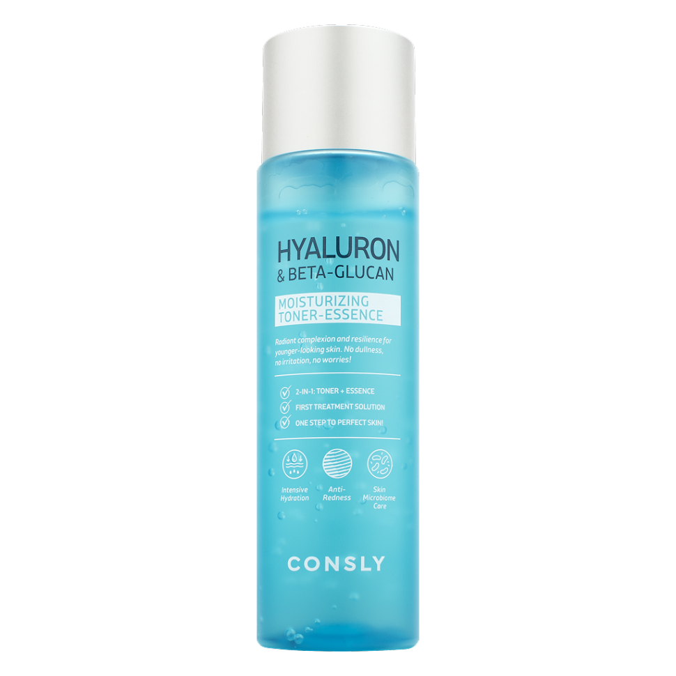 Увлажняющий тонер с гиалуроновой кислотой 200 мл Hyaluronic Acid & Beta-Glucan Moisturizing Toner-Essence Consly /Консли