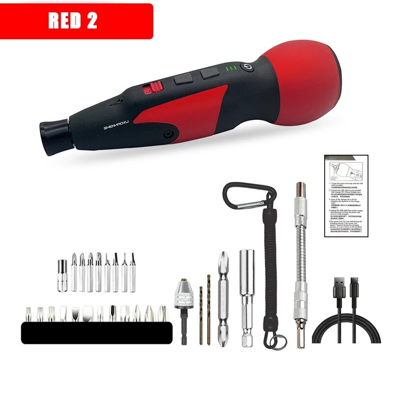 Беспроводной шуруповерт SHENHAOXU 3,6В RED2
