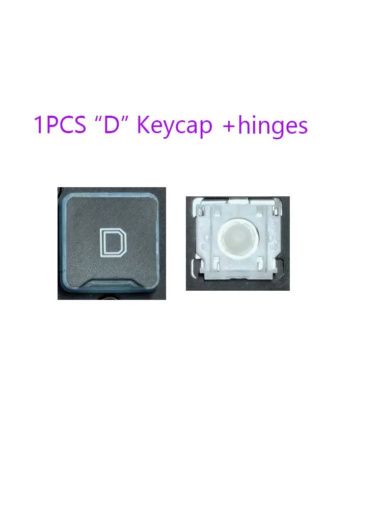 Клавиша "D" с шарнирами, цвет D Key and hinge