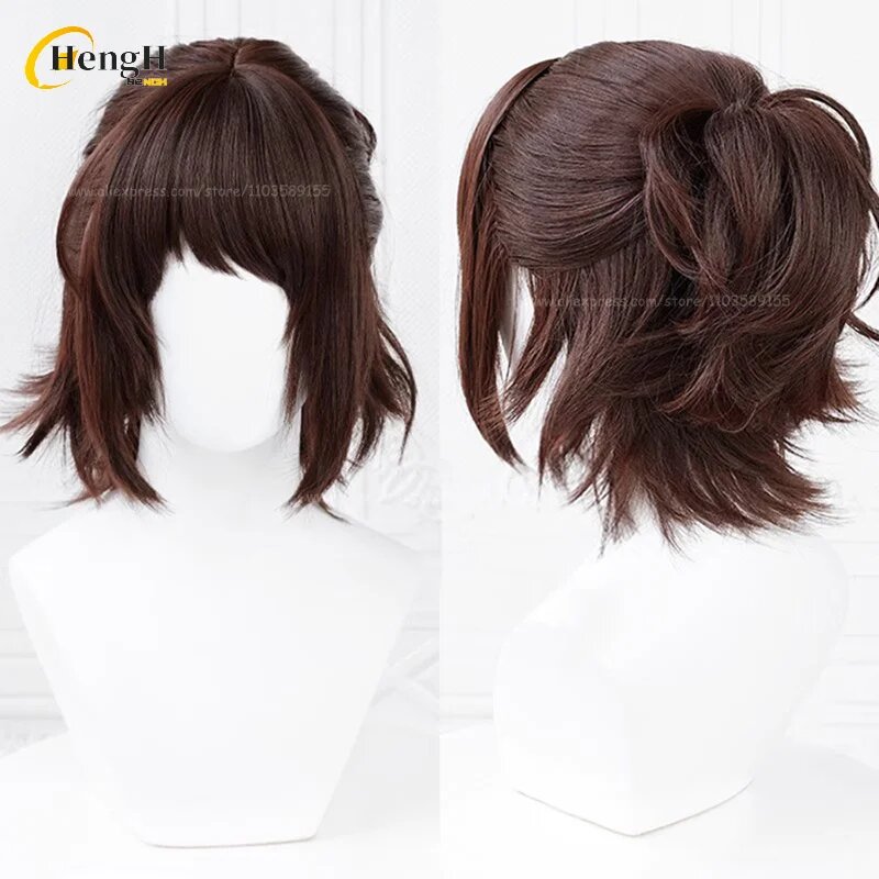 Синтетический парик Hange Zoe темно-коричневый 35 см Wig B Only