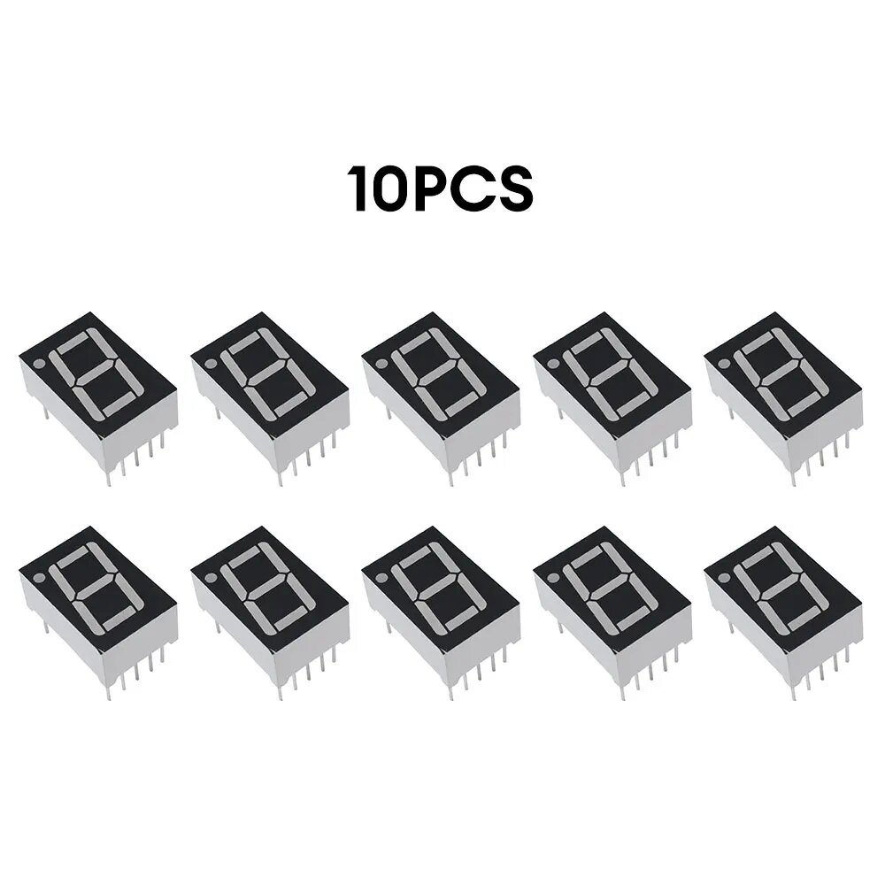 Diymore 0,56 дюйма 7-сегментный красный светодиодный дисплей 10PCS