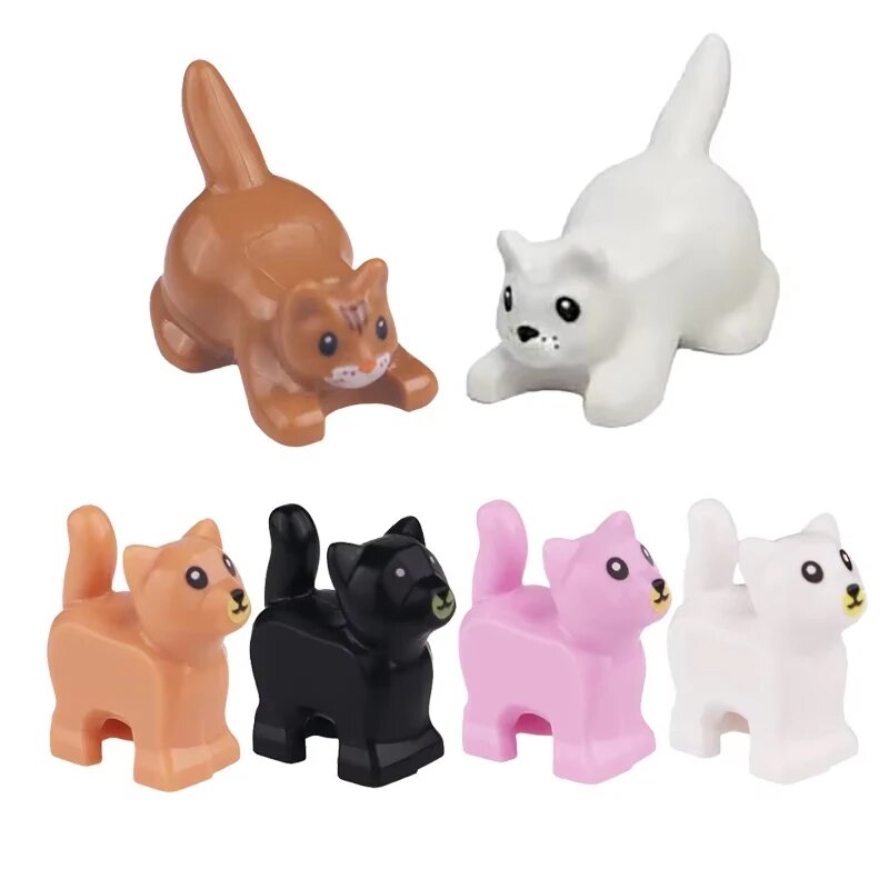 Конструктор MOC Котик, 6PCS, цвет 6
