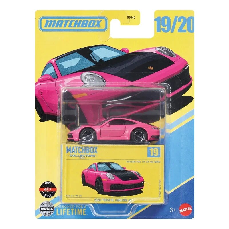 Matchbox Porsche Carrera, розовый, GBJ48-19-25D