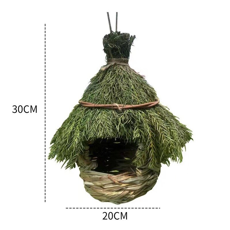 Плетение птичьего гнезда, садовое украшение，ручной работы 30cm*20cm