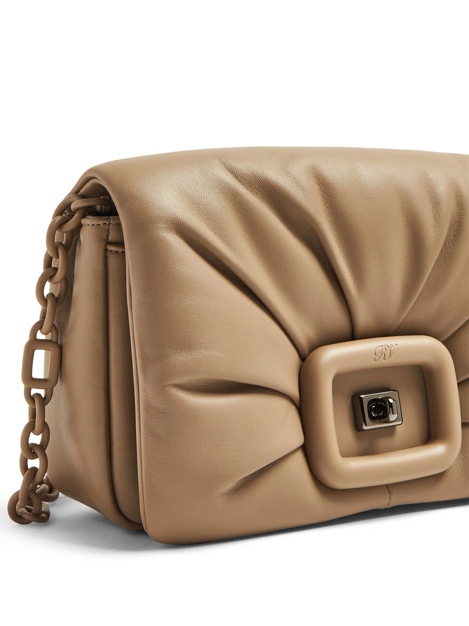 Сумка Roger Vivier Viv' Choc, brown — фото 1