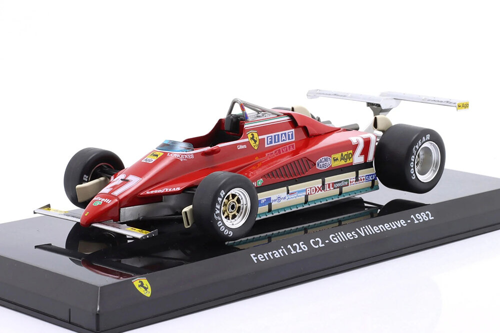 Модель коллекционная PREMIUM COLLECTIBLES Ferrari 126C2, #27 1982 gilles villeneuve / феррари 126C2 жиль вильнев