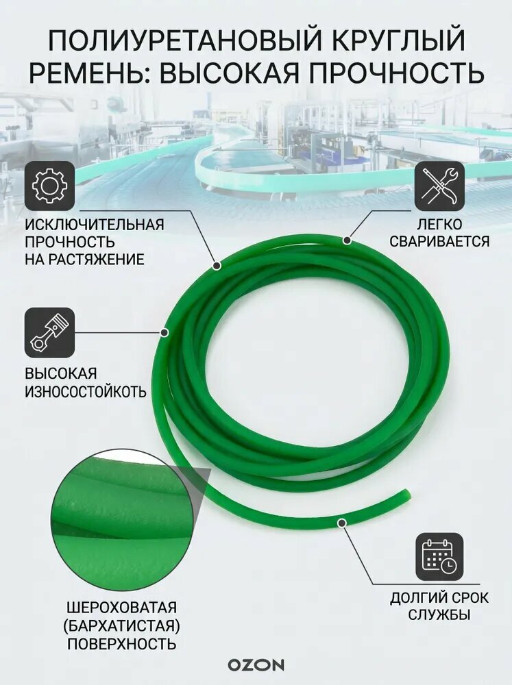 Промышленные конвейерные ленты (8mm*5m)
