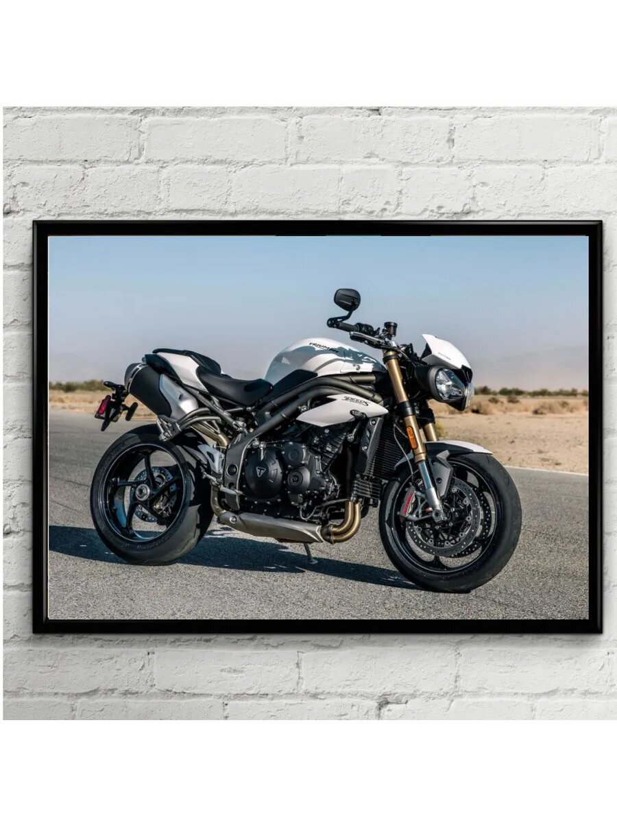 Постер "triumph speed triple" от Cool Eshe из коллекции "Мотоциклы", плакат А3