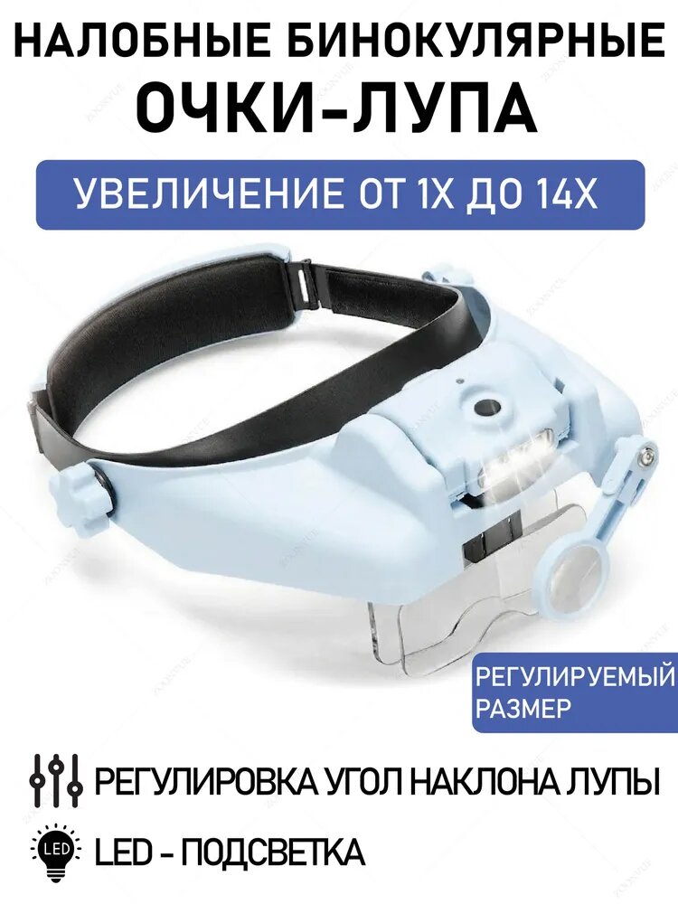 Лупа 14-кратная, диаметр: 160 мм