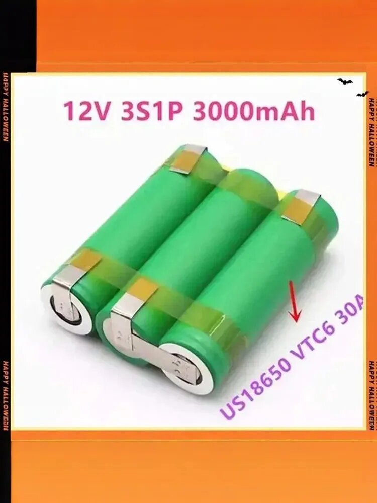 18650 VTC6 3000-6000 MAh 2S1P 3S1P 4S1P 5S1P 6S1P Большая емкость настраиваемая для аккумулятора отверта 12V 14.4V 18V 21V