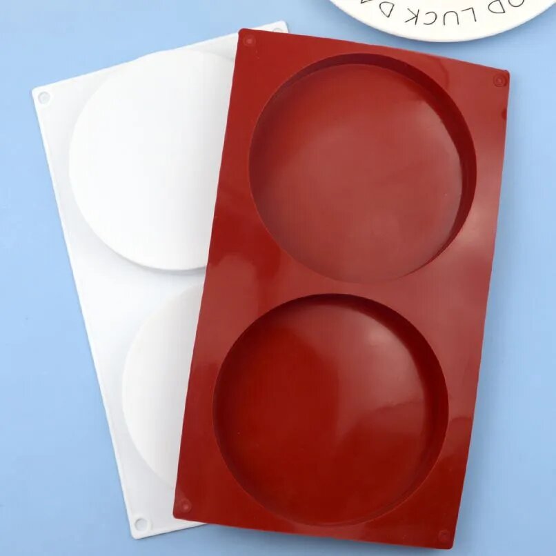 Форма для выпечки, Круглая, 2 яч, 16 см x 34 см, 1 шт
