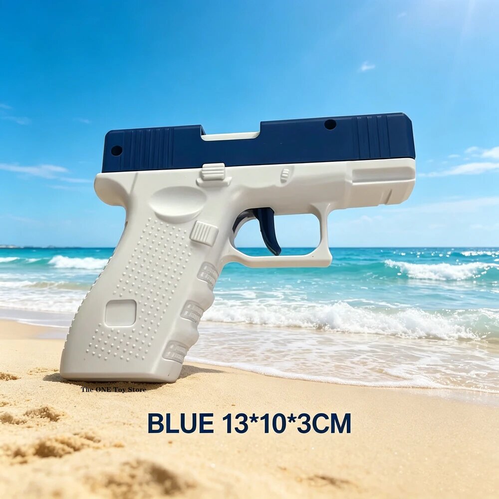 Водяной пистолет синий для детей 13*10*3см