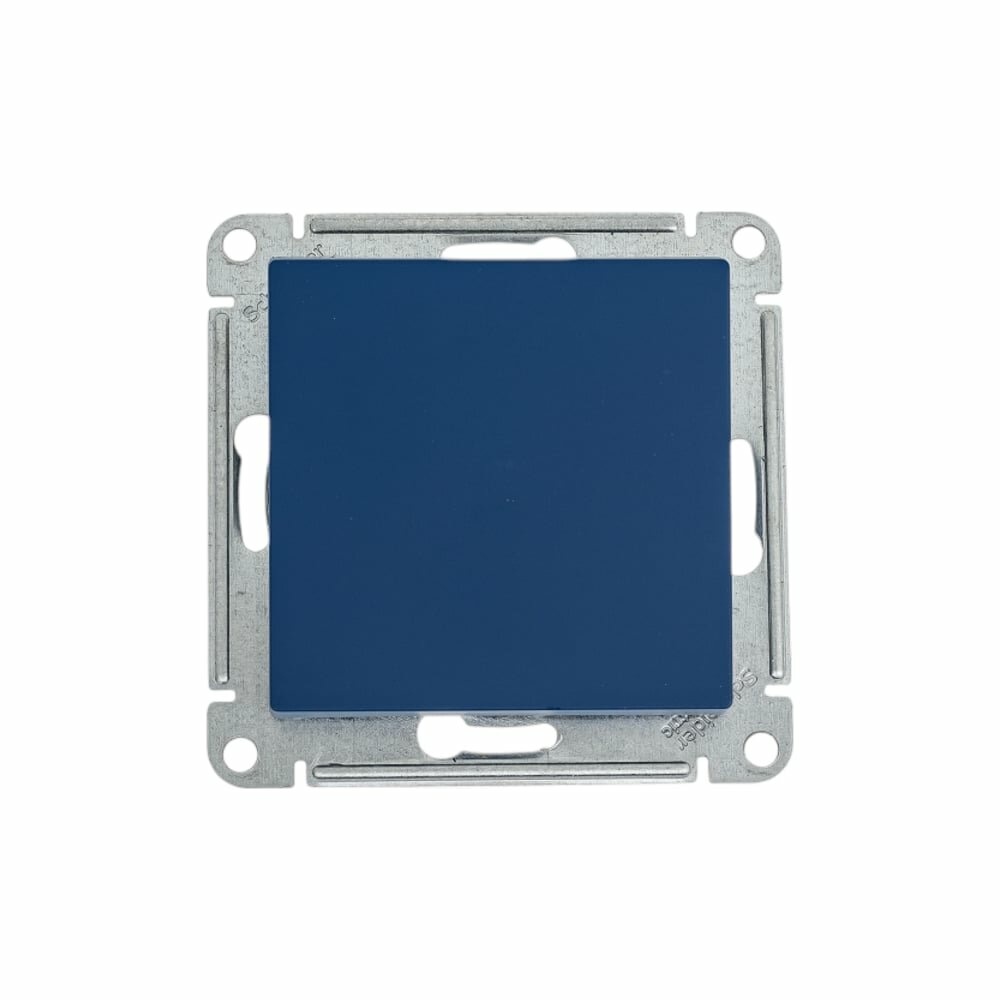 Выключатель с самовозвратом Systeme Electric ATLASDESIGN сх.1, 10АХ, мех, быстрозажим. клем, Аквамарин