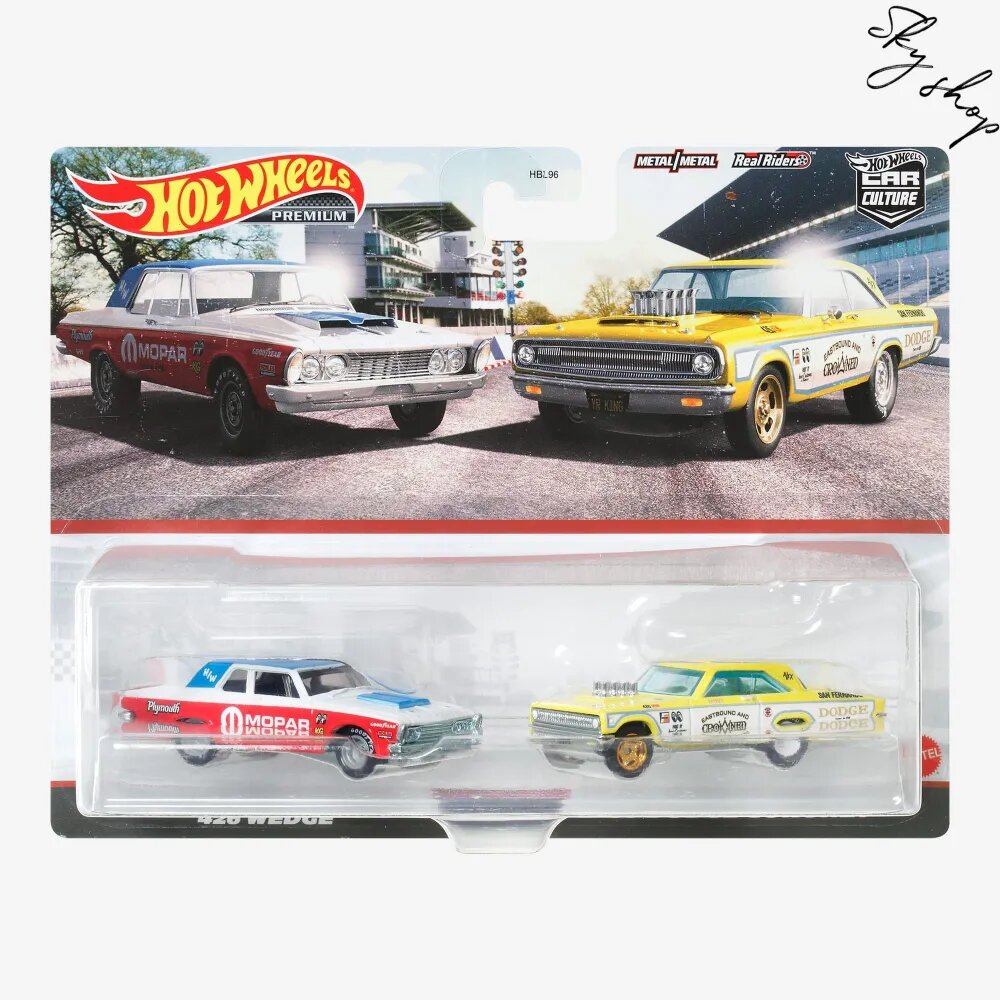 Машинка Hot Wheels Premium Car Culture 1:64 2-Pack, Belvedere and Coronet