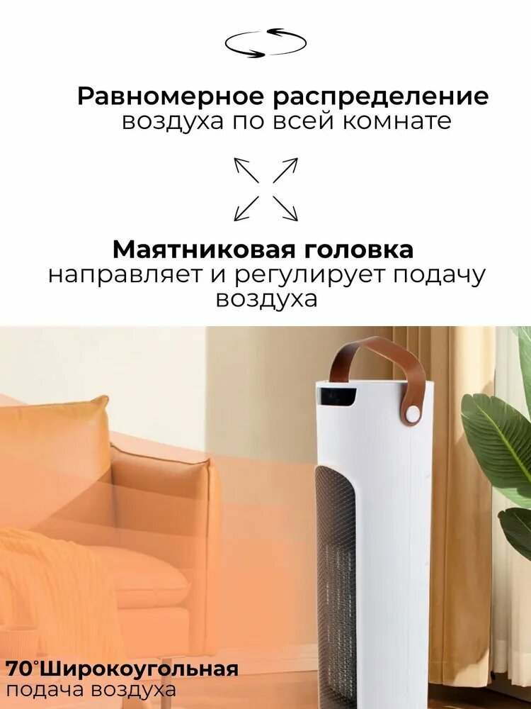 Обогреватель для дома напольный тепловентилятор — фото 1