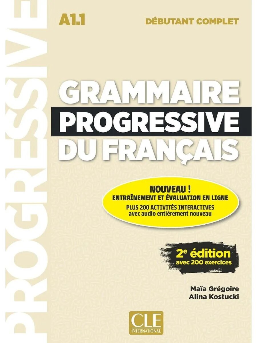 Grammaire Prog du Francais 2e Debutant Complet A1.1