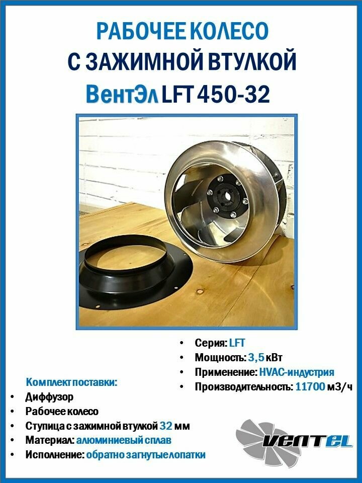 LFT-450-32 рабочее колесо ВентЭл
