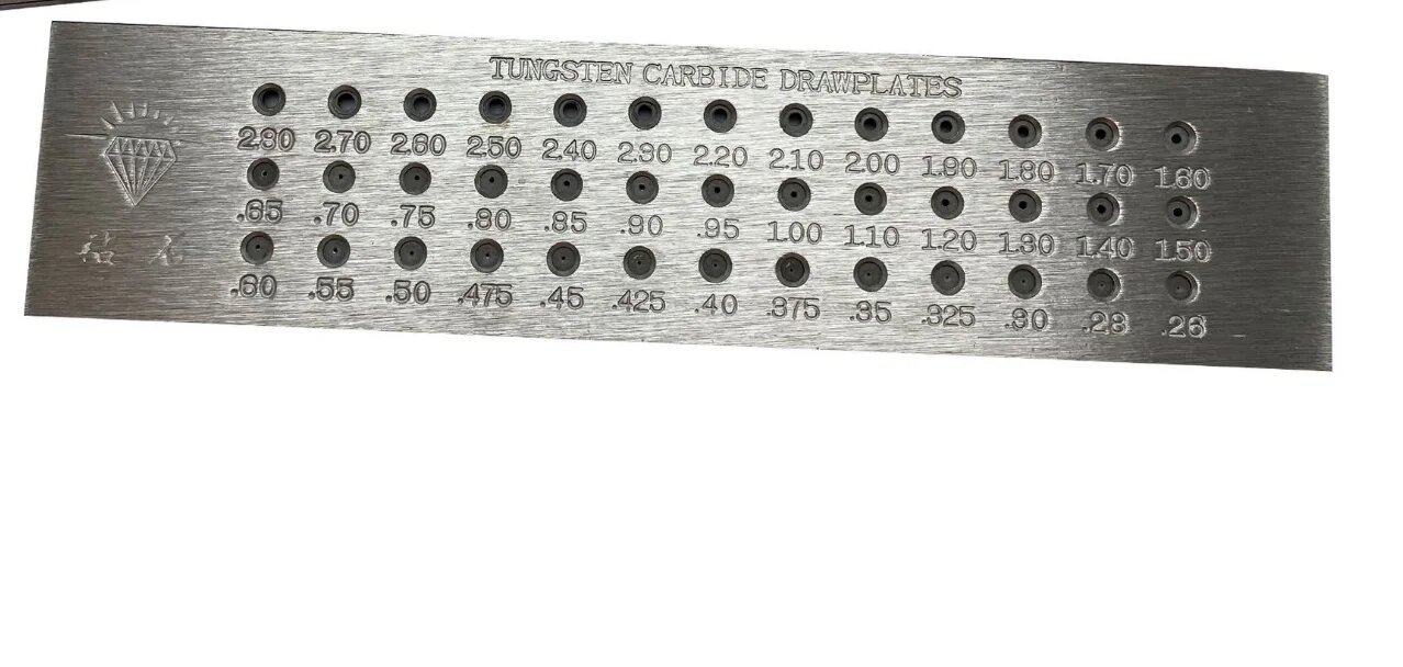 Пластина для проволоки для ювелирных изделий 0.26-2.8mm