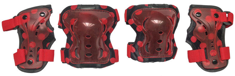 Защита Tech Team Safety line 300 (L), 8-10 лет, красная