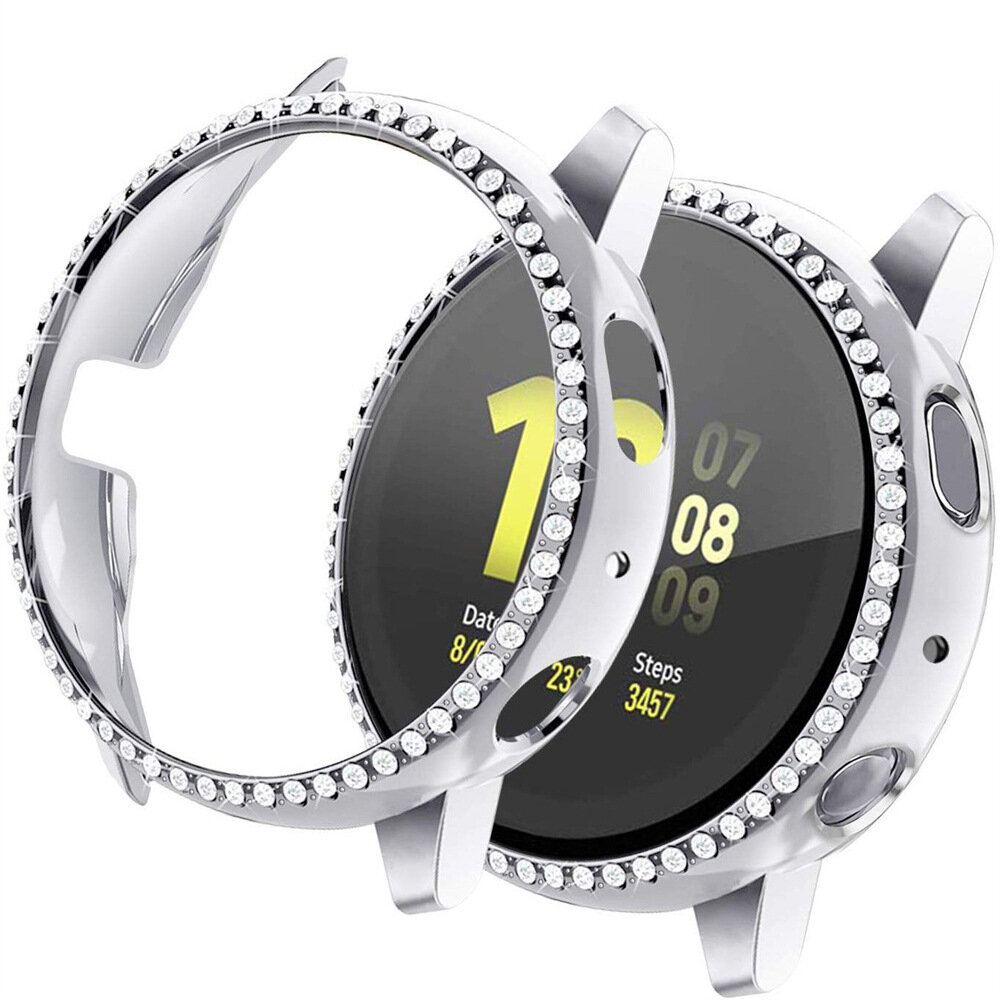 Чехол-защита из твердого пластика для Samsung Galaxy Watch Active2 40 мм - Серебристый