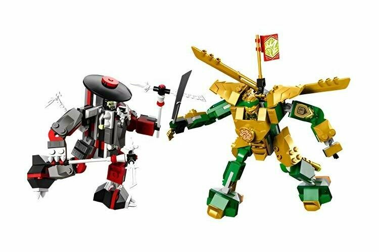Конструктор LEGO Jay, Ninjago, Персонажи, Ллойд, Битва Меха ЭВО Монти 223 детали 71781 5760599