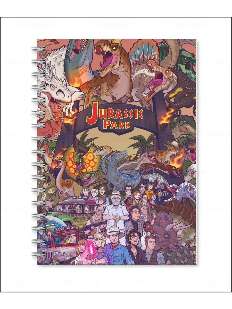 Тетрадь Парк юрского периода - Jurassic Park
