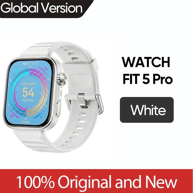 HUAWEI Watch FIT 5 Pro смартчасы градиентный оранжевый Белый, White