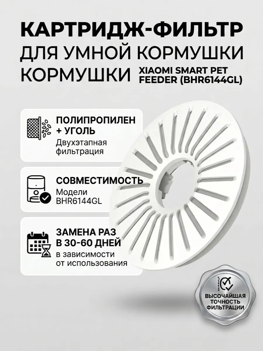 Картридж для кормушки Xiaomi Smart Pet Food Feeder Desiccant Cartridge EU (XWDB01MG-GL) BHR6144GL